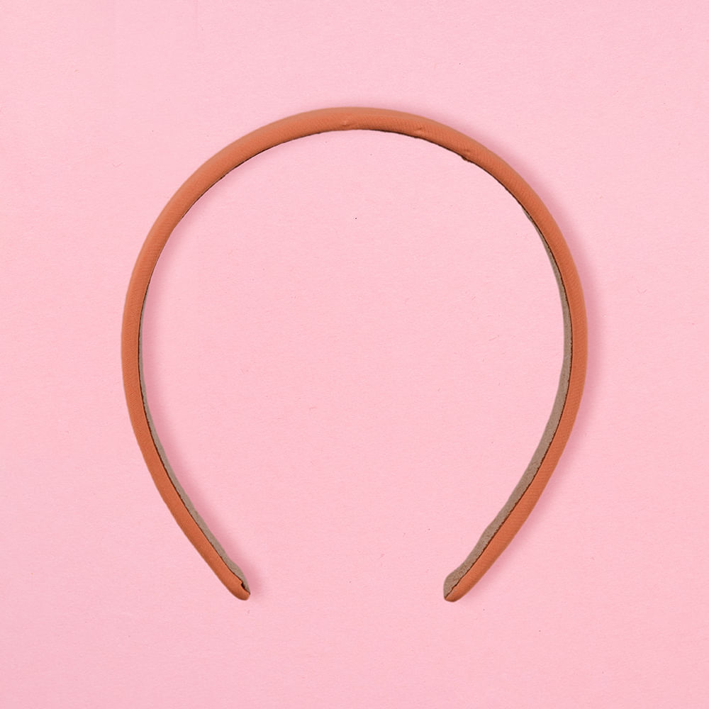 Balaca para Cabello de Tela Color Café