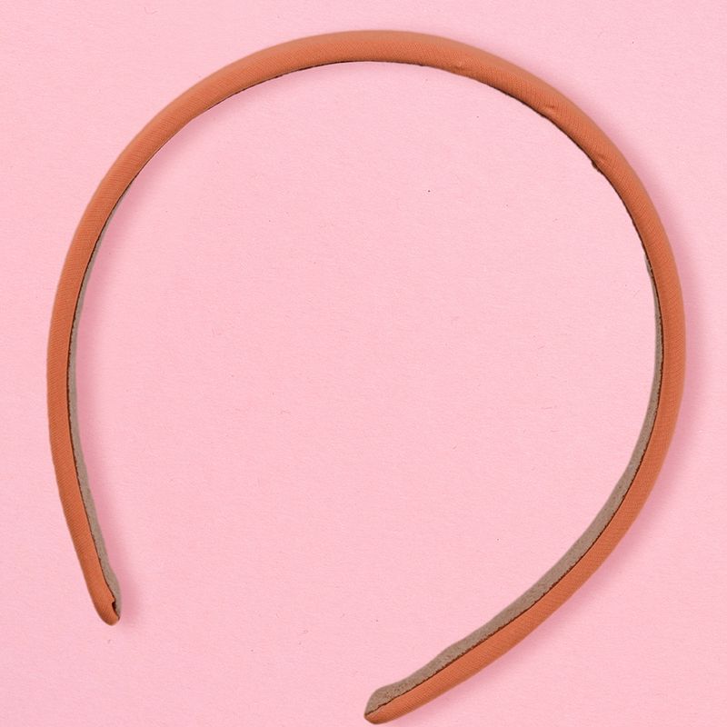 Balaca para Cabello de Tela Color Café