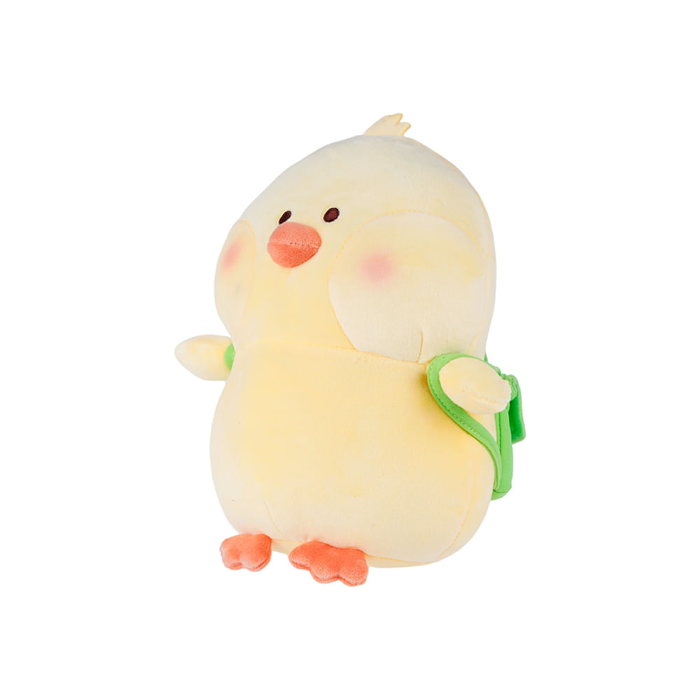 Peluche Bibi Chicken Series con Mochila de Rana Miniso
