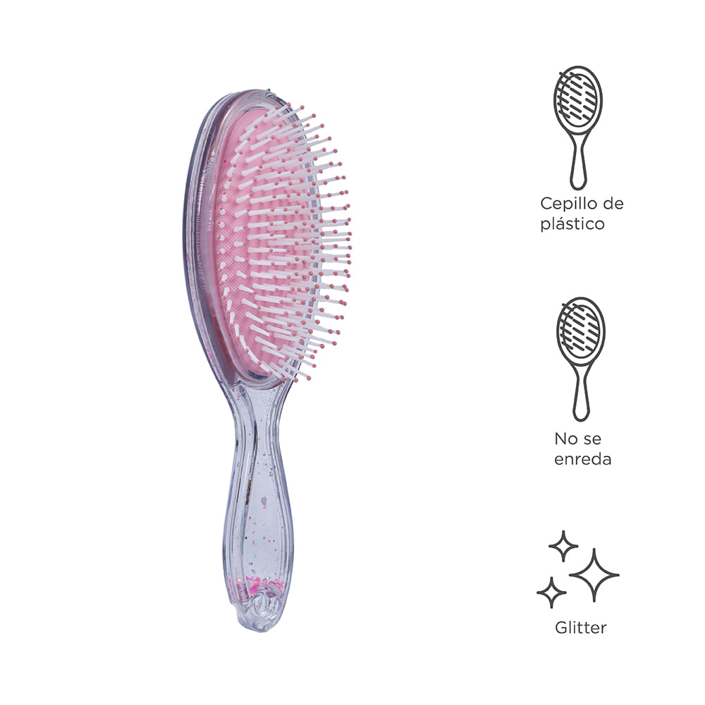 Cepillo para Cabello Ovalado Rosa Illusion Collection - Miniso