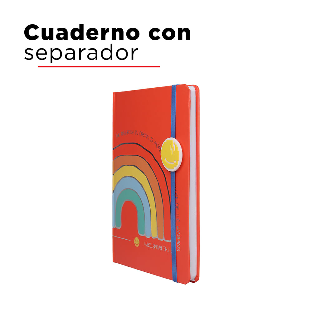 Libreta De Arcoiris Rainbow Series 80 Hojas