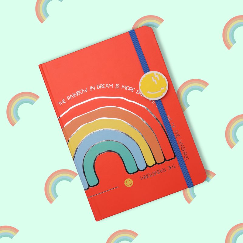 Libreta De Arcoiris Rainbow Series 80 Hojas