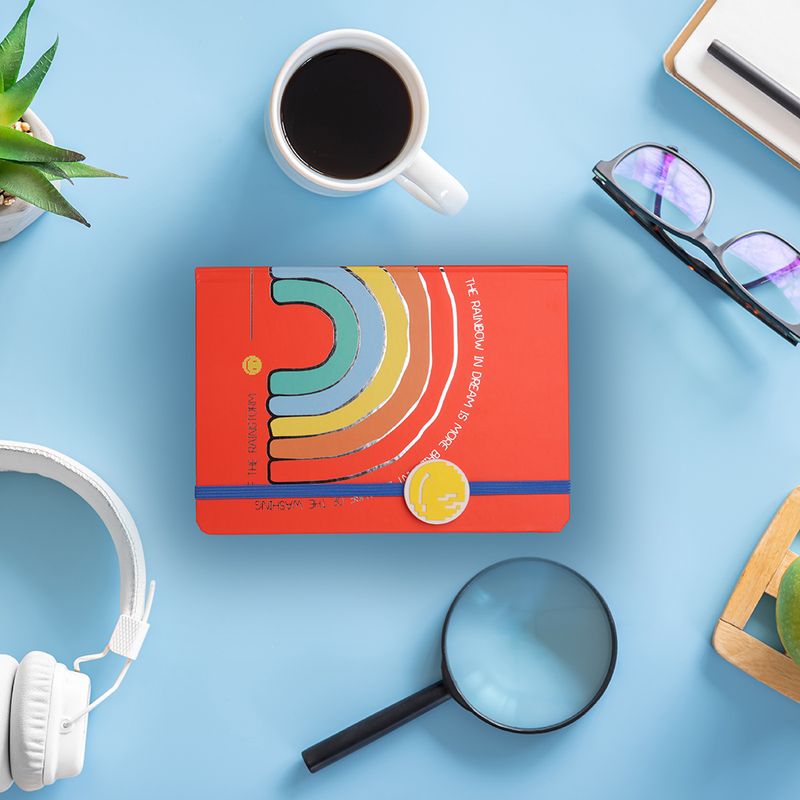 Libreta De Arcoiris Rainbow Series 80 Hojas