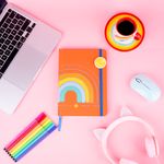 Libreta De Arcoiris Rainbow Series 80 Hojas