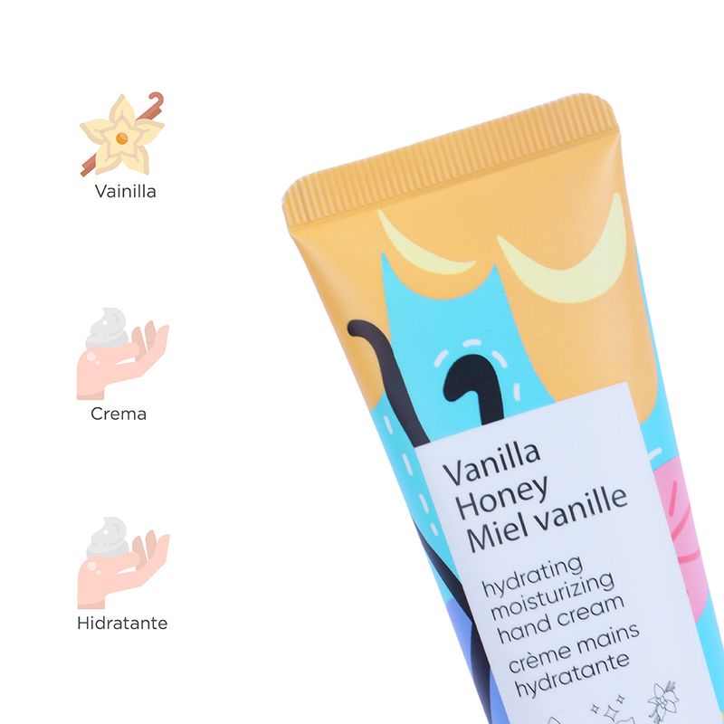 Crema de Manos Hidratante Miel de Vainilla Crema de Manos Hidratante Miel de Vainilla