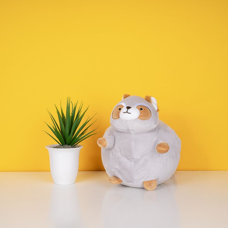 Peluche Redondo Mapache Miniso
