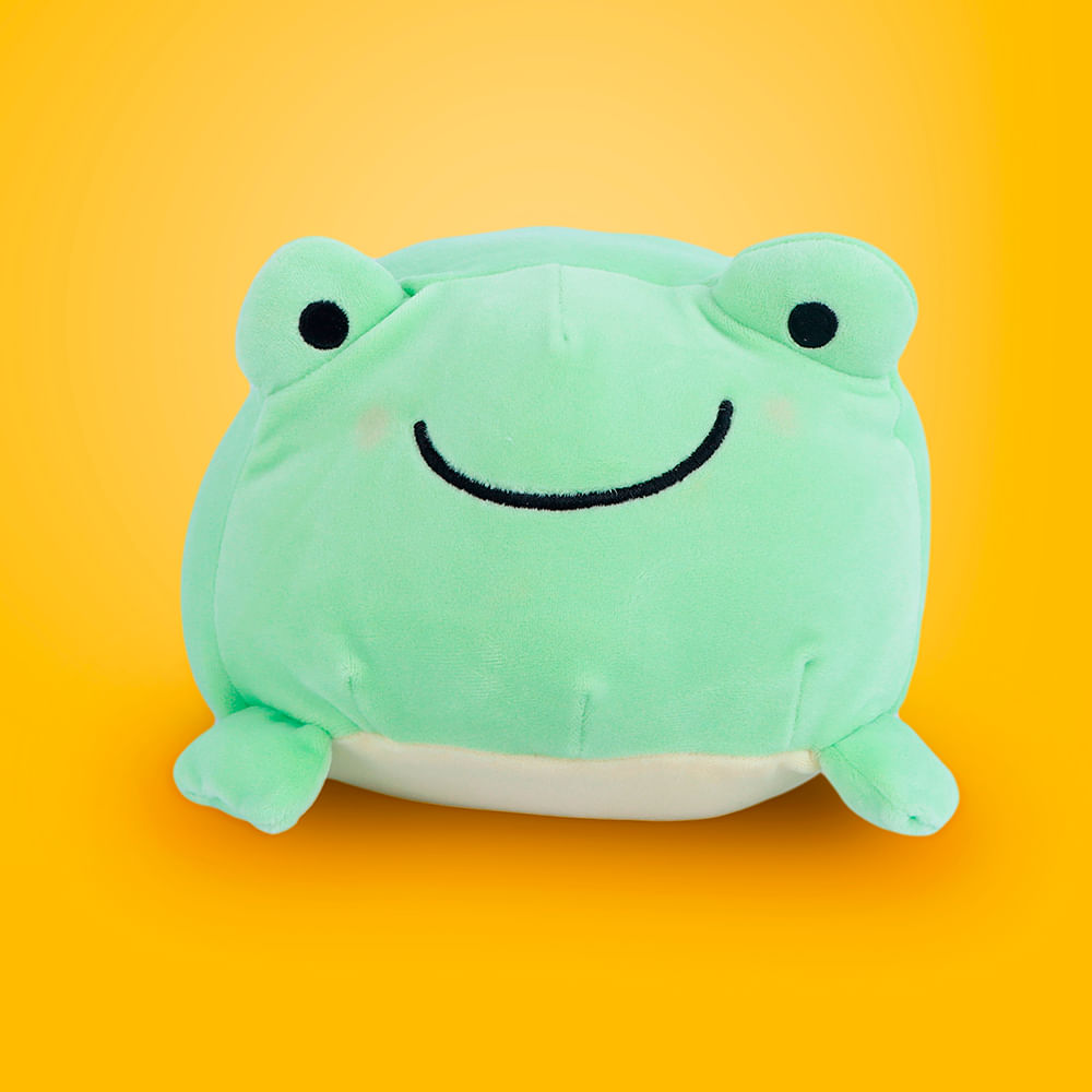 Peluche Rana Verde Mini Family - Miniso