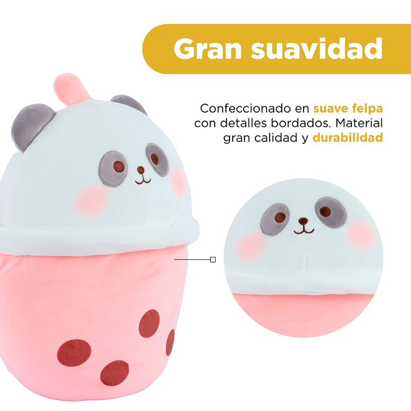 Peluche Panda Milk Tea Miniso