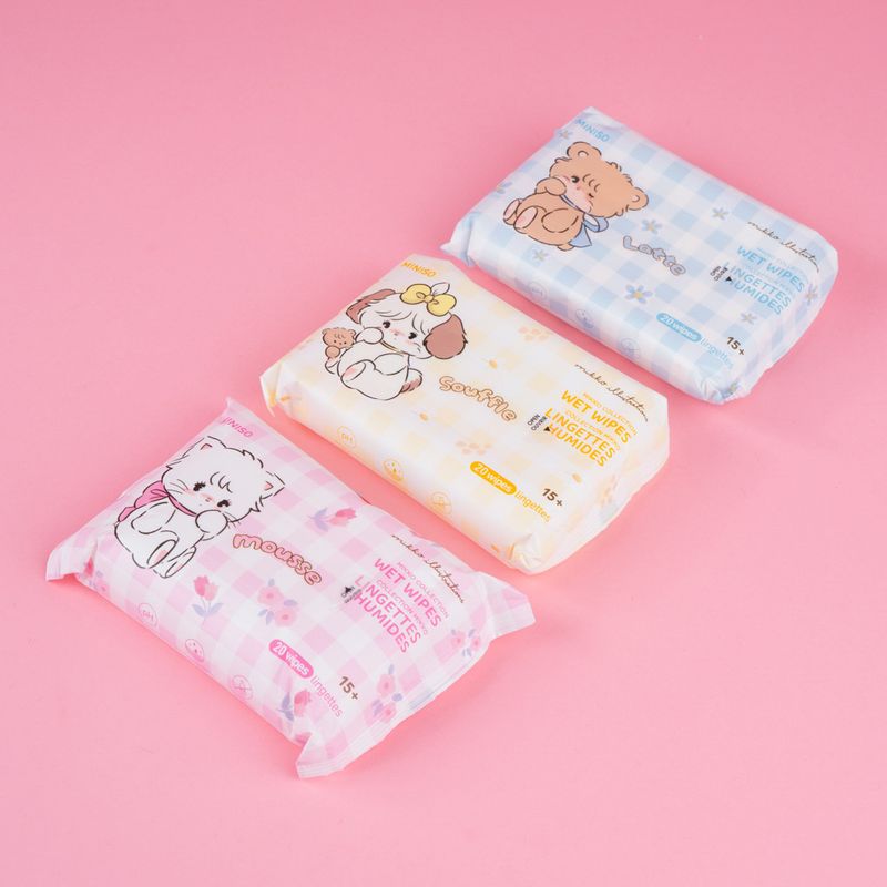 Paquete de 3 Toallitas Humedas Serie Mikko