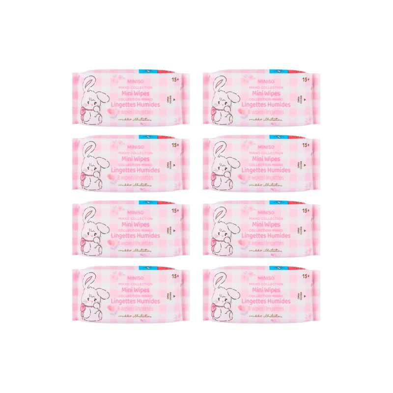 Paquetes de 8 Mini Toallitas Serie Mikko