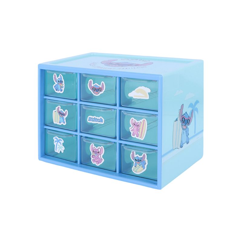 Gabinete de Almacenamiento con 9 Cajones Serie Disney Stitch