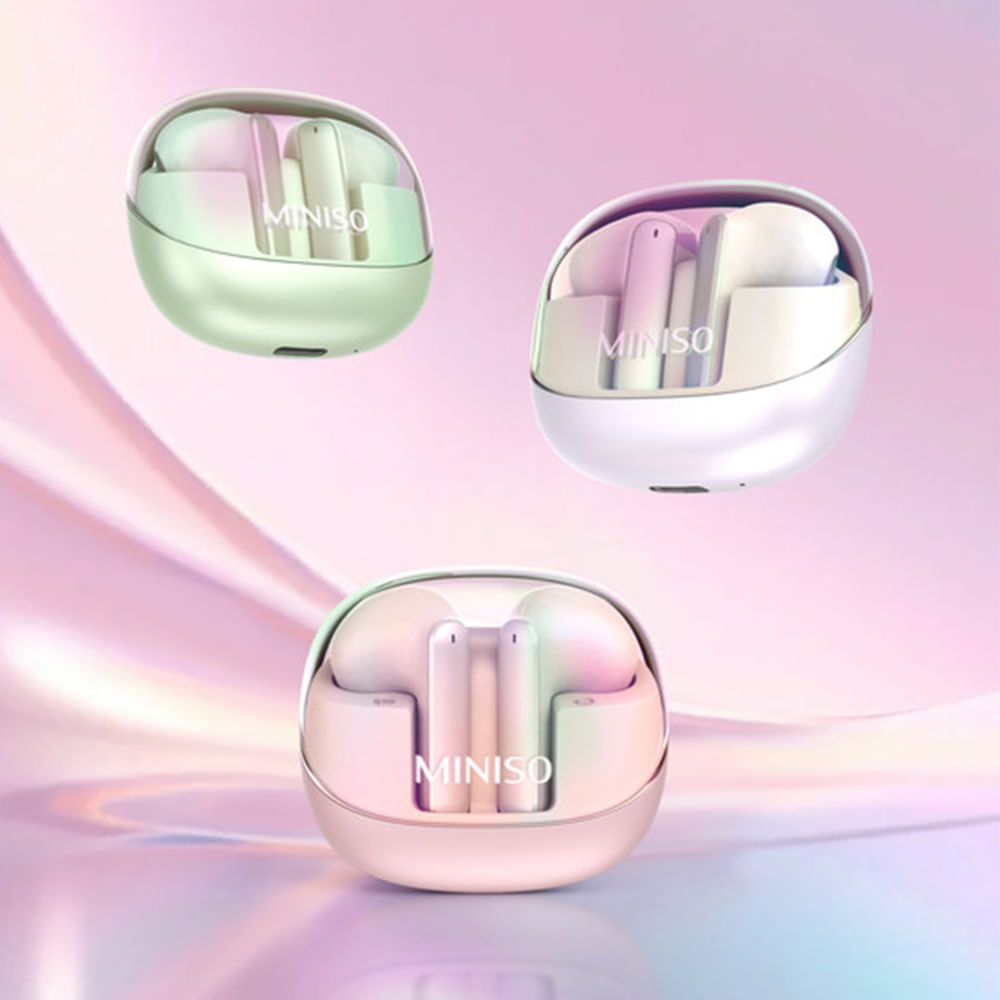 Audifonos Tws Modelo Y99 Mermaid Serie Miniso Rosa - Miniso
