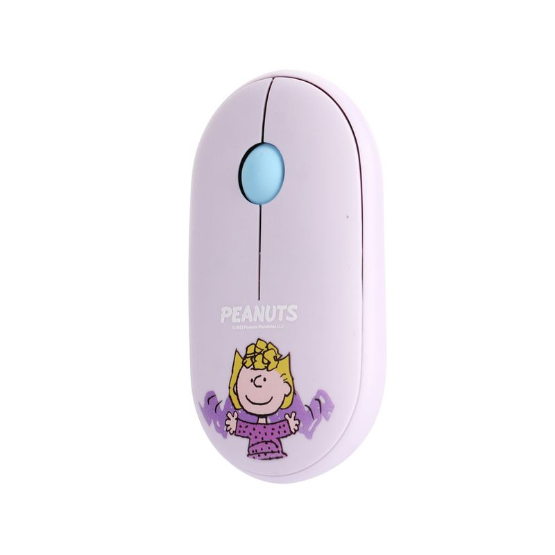 Mouse Inalambrico Silencioso Mod E160 Serie Snoopy Colorful Life Morado