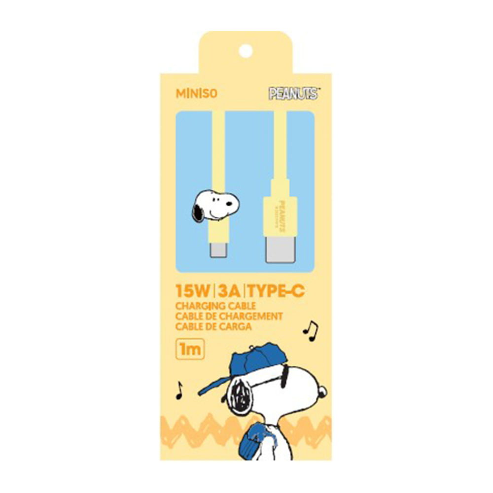 Cable de Carga Tipo C Serie Snoopy Colorful Life