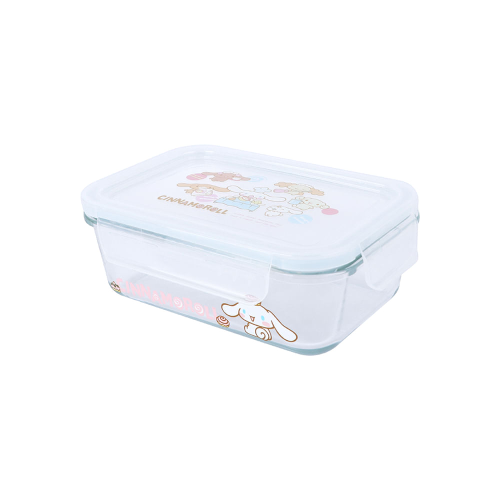 Contenedor con 4 Solapas 840 Ml Serie Sanrio Cinnamoroll Azul