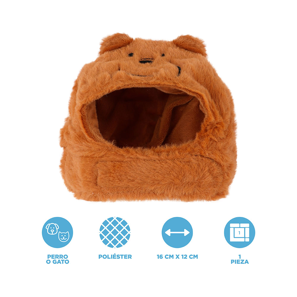 Gorro Pequeño Para Mascotas Serie We Bare Bears Grizz