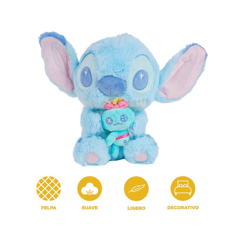 Peluche de Stitch Sentado con Little Company Serie Disney Lilo & Stitch