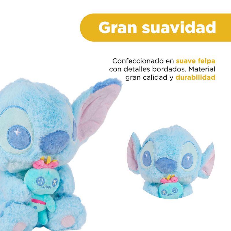Peluche de Stitch Sentado con Little Company Serie Disney Lilo & Stitch
