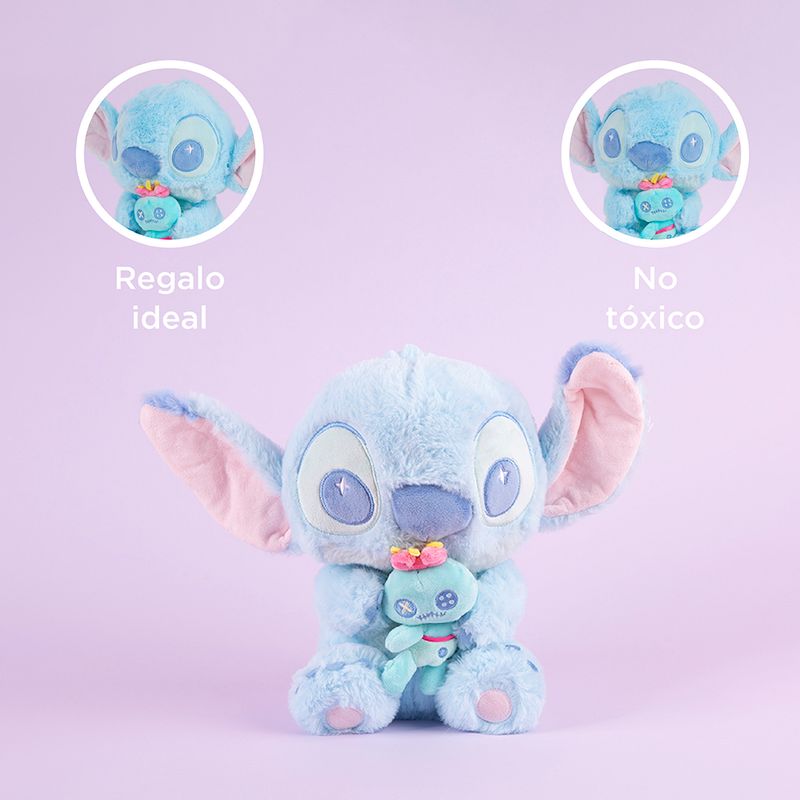 Peluche de Stitch Sentado con Little Company Serie Disney Lilo & Stitch