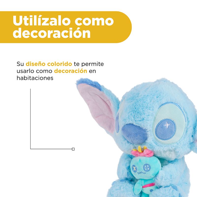 Peluche de Stitch Sentado con Little Company Serie Disney Lilo & Stitch