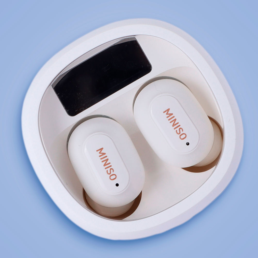 Audifonos Tws Modelo R99 Serie Miniso Beige - Miniso
