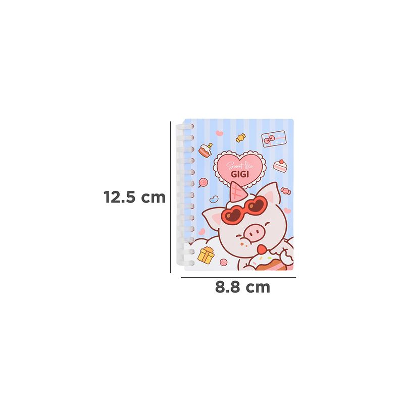 Set de Agenda Gigi Serie Mini Family 3 Piezas - Miniso
