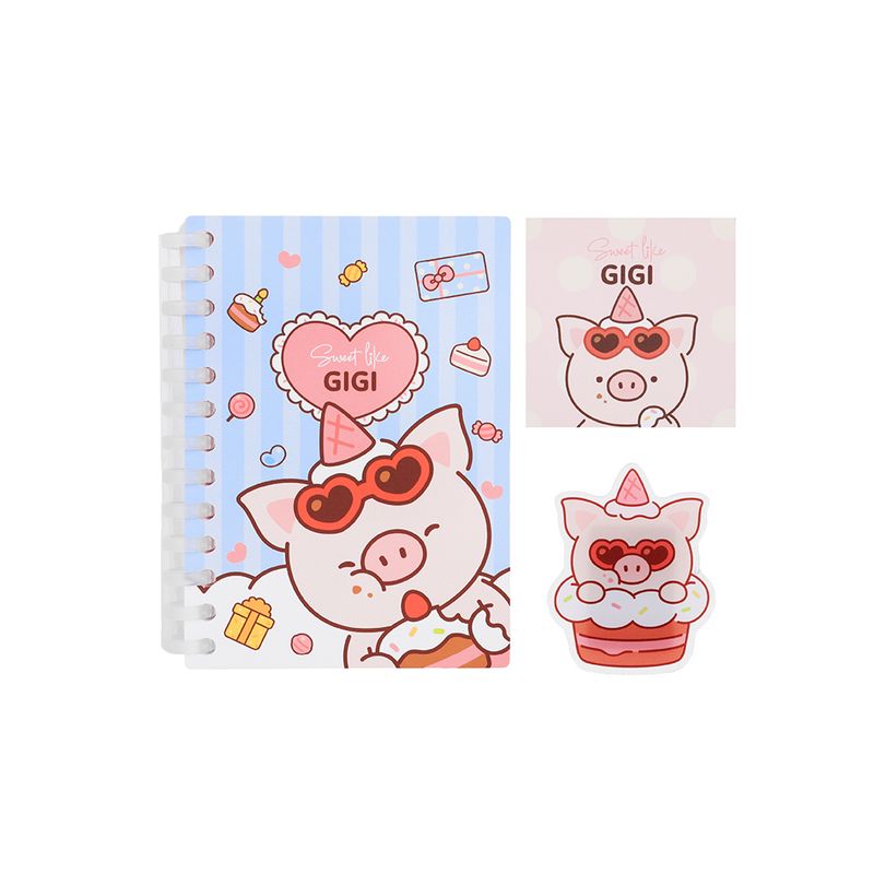Set de Agenda Gigi Serie Mini Family 3 Piezas - Miniso