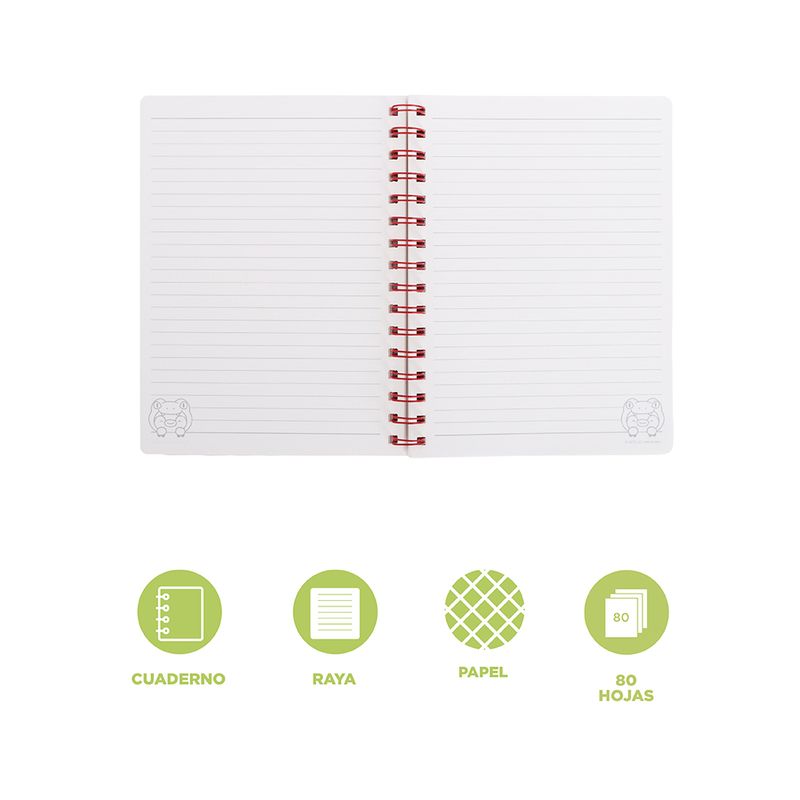 Libreta de 80 Hojas Pen Pen Tiranosaurio Serie Jurassic World - Miniso